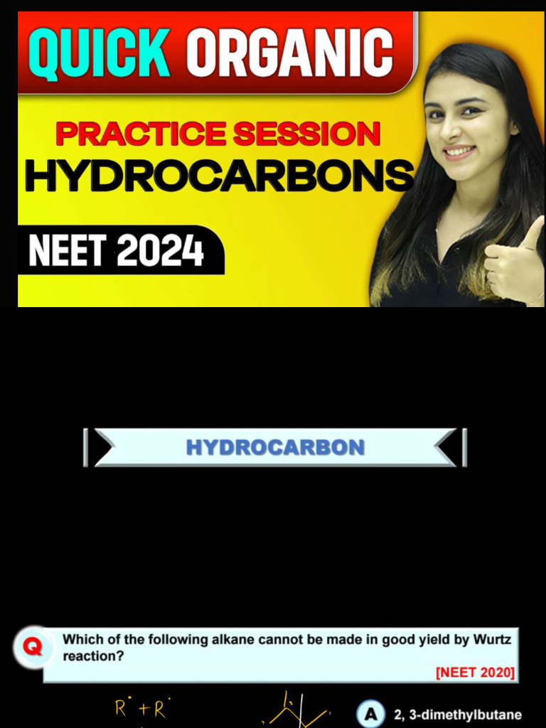 Hydrocarbon Practice - Compressed | PDF