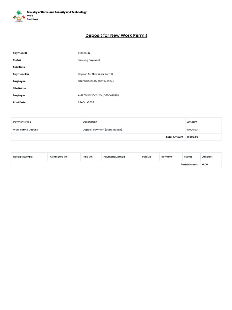 Forid Islam Deposit | PDF