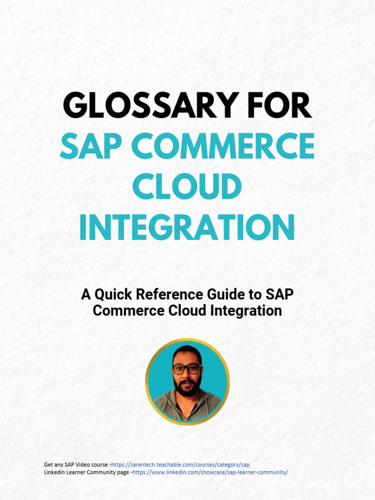 Glossary For Sap Commerce Cloud Integration | PDF | Cloud Computing | Customer Relationship ...