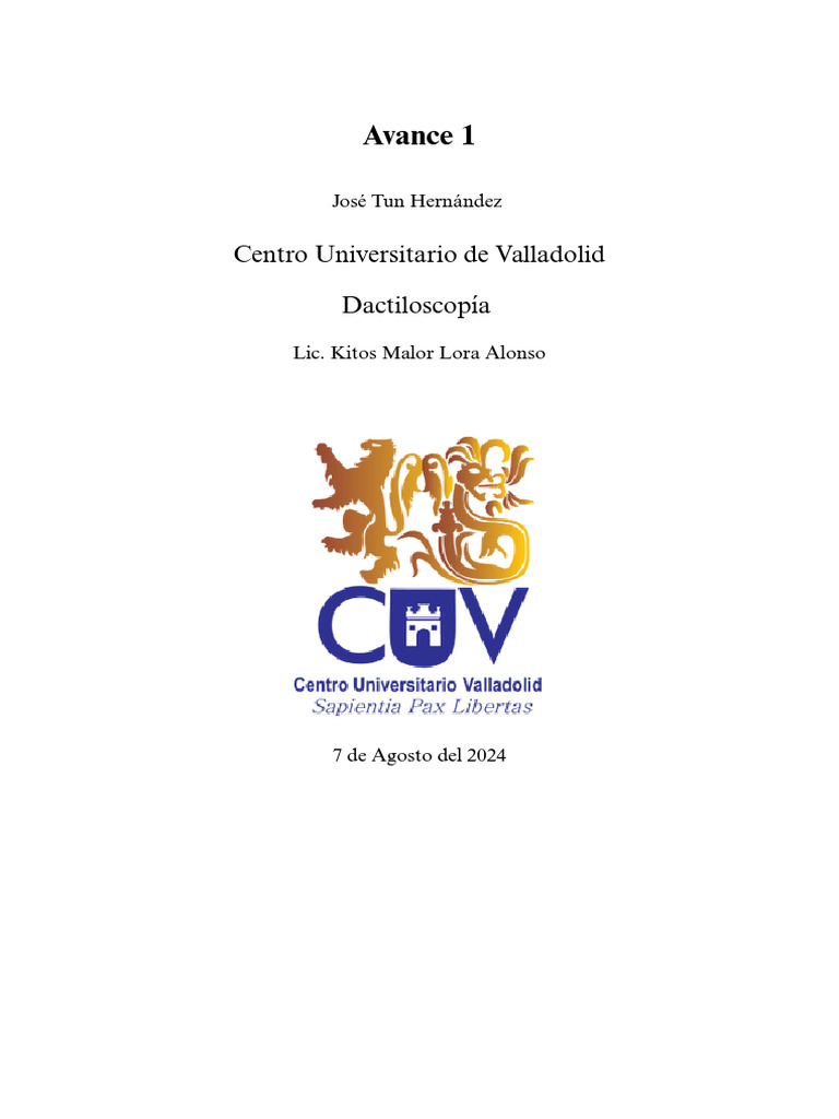 Serología - Avance. Jose Tun - Docx 20240807 153215 0000 | PDF