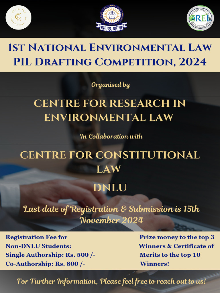Pil Drafting Competition | PDF | Environmental Law | Precedent