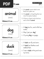 Comprehensive Farm Vocabulary List | PDF | Agriculture | Cattle