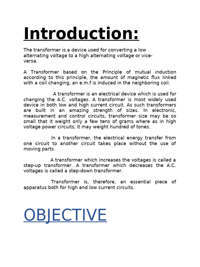 Phy Pro | PDF | Transformer | Inductor