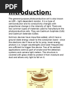 LDR Datasheet | PDF | Electrical Resistance And Conductance | Lighting