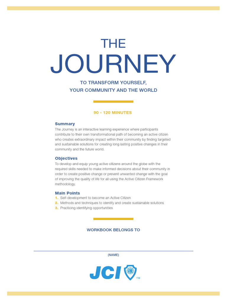 ENG - The Journey Participant Workbook | PDF | Cognitive Science ...