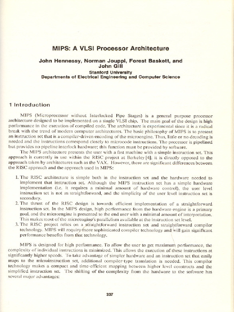 Mips Cmu81 | PDF