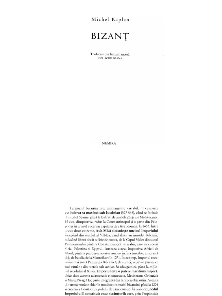 Michael Kaplan Bizant | PDF