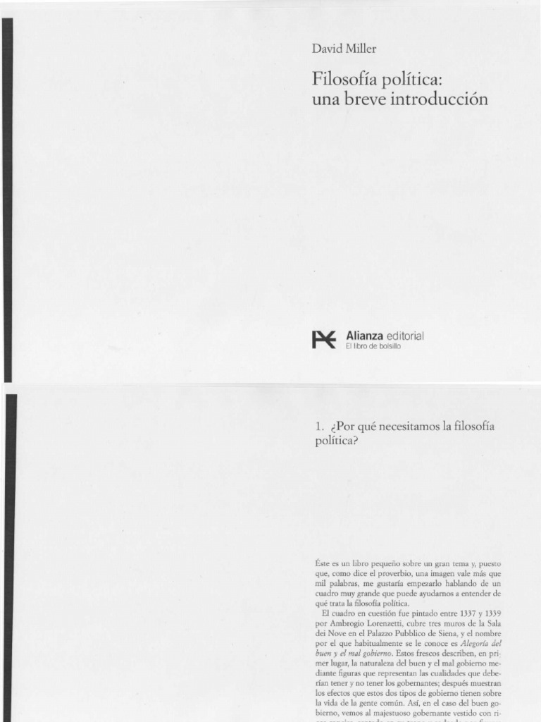 Miller Filosofía Política Pdf