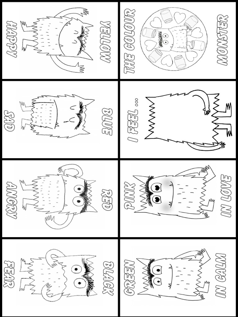 Minibook Colour Monster | PDF