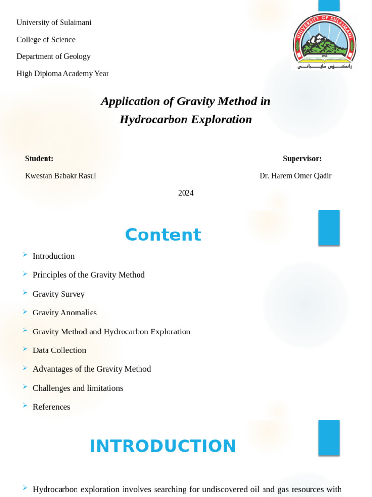 Application Of Gravity Method In Hydrocarbonexploration Pdf Hydrocarbon Exploration Geophysics