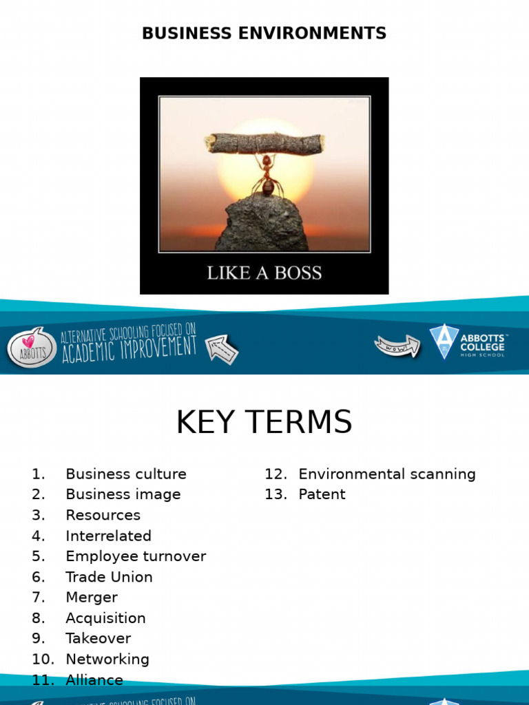 Understanding Business Environments | PDF | Swot Analysis | Fiscal Policy