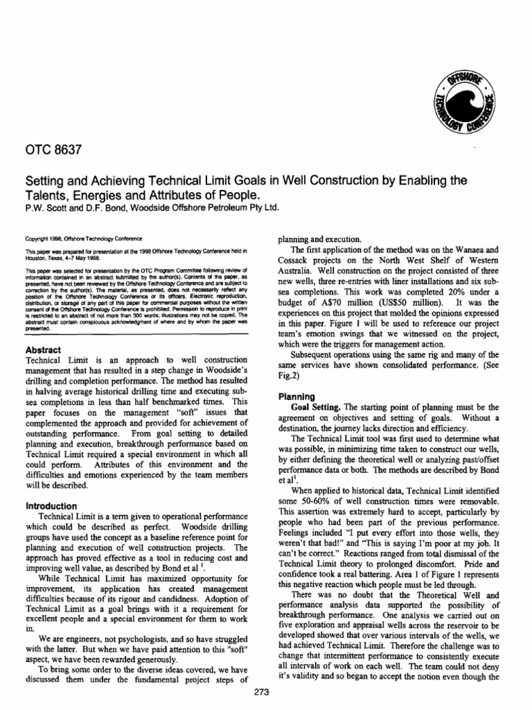 OTC-8637-MS - Setting and Achieving Technical Limit Goals in Well ...