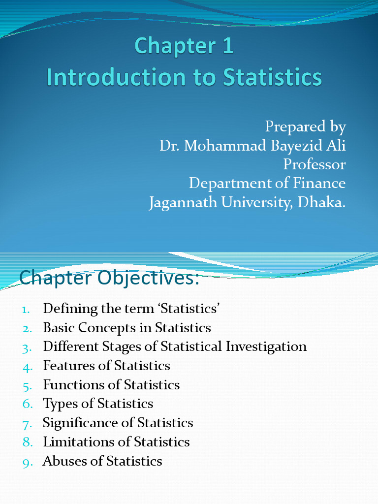 Functions and Limitations of Statistics | PDF | Statistics | Level Of ...