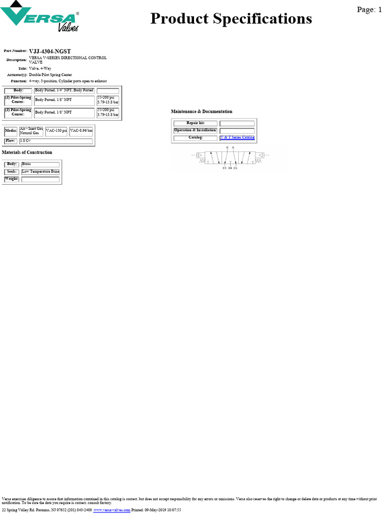 Specs - VJJ 4304 NGST | PDF | Technology & Engineering