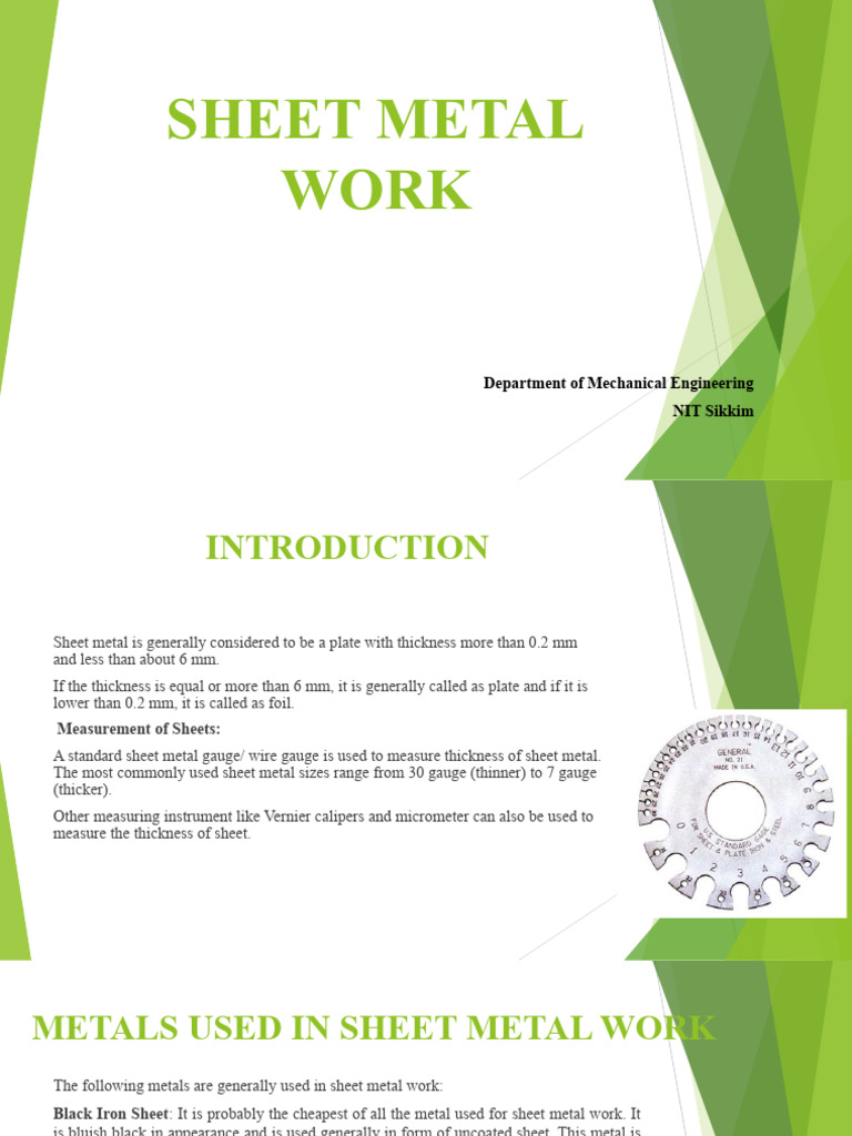 Sheet Metal Work | PDF | Sheet Metal | Scissors