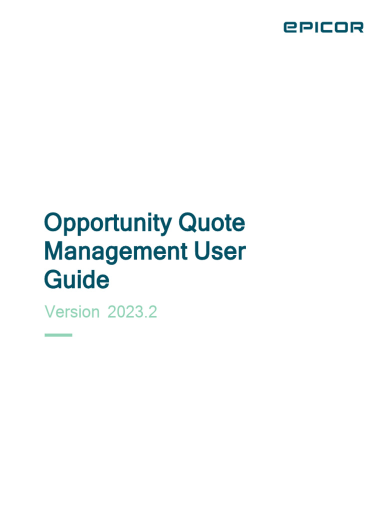 Kinetic QuoteMgmtUserGuide | PDF | Invoice | Electronic Data Interchange