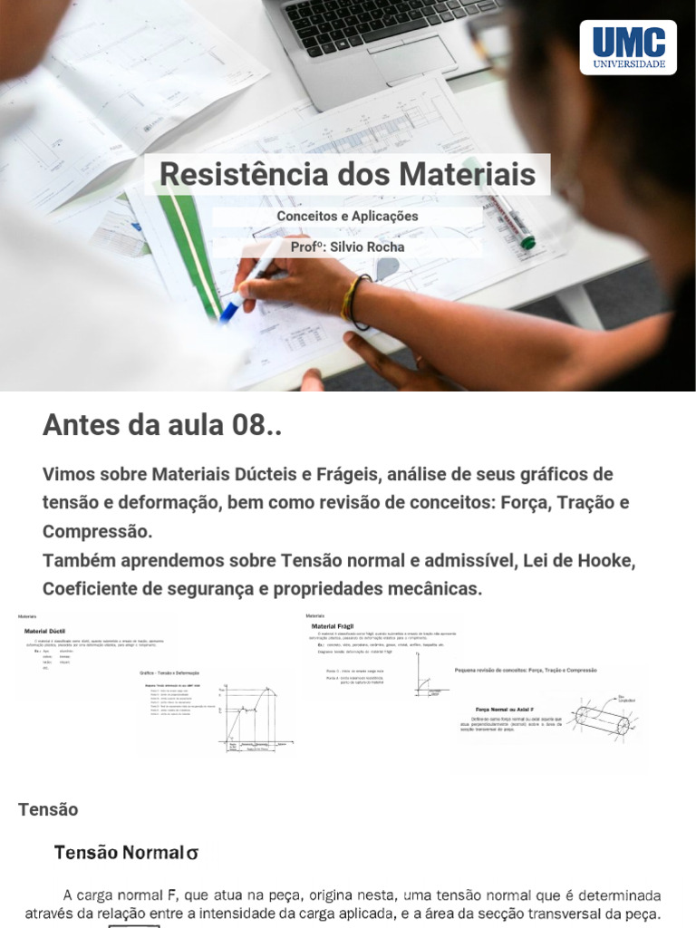 ResMat - 1 - Aula 08 - LISTA | PDF