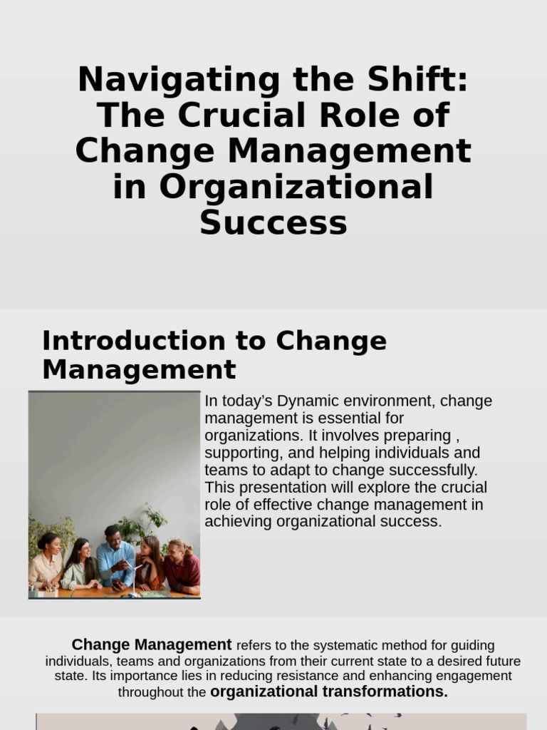 Change Management | PDF | Change Management | Leadership
