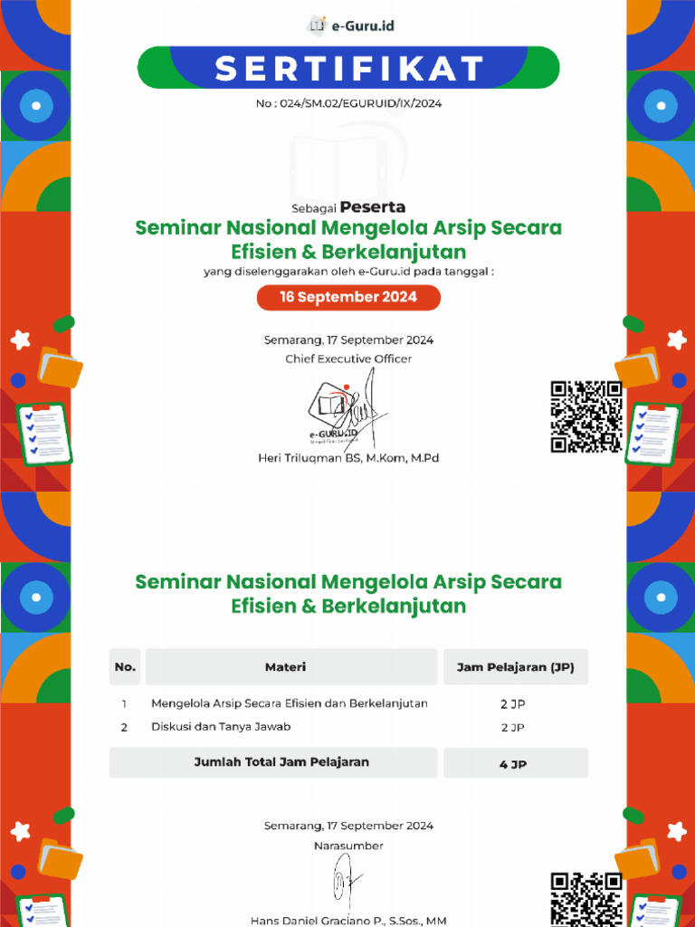 L 4JP - Mengelola Arsip Secara Efisien Dan Berkelanjutan-3 | PDF