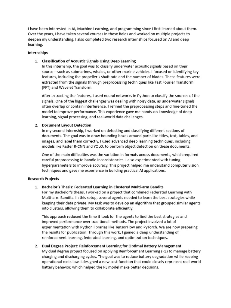 AI & ML Projects for Tech Enthusiasts | PDF | Artificial Intelligence | Intelligence (AI ...