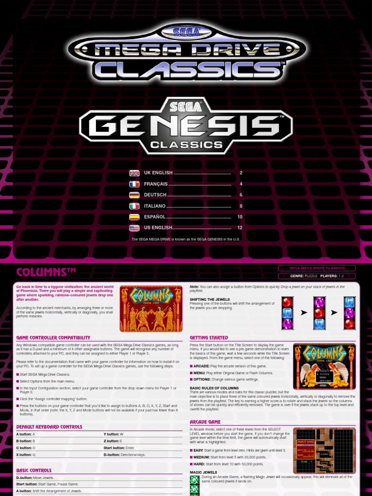 COLUMNS PC MG EFIGS US 150ppi | PDF | Gaming