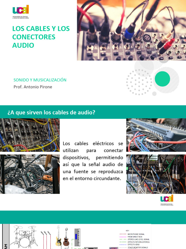 Cables Audio Teoria A.pirone | PDF | Micrófono | Aislador (Electricidad)