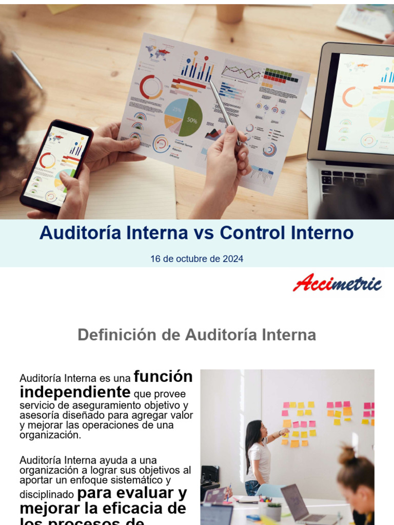 Auditoría Interna y Control Interno | PDF | Negocios | Finanzas y dinero