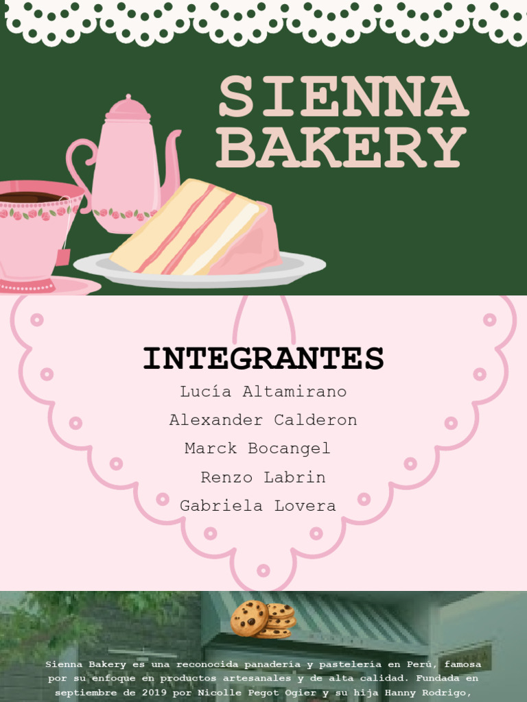 Sienna Bakery: Innovación y Calidad Artesanal | PDF | Producto (Negocio ...