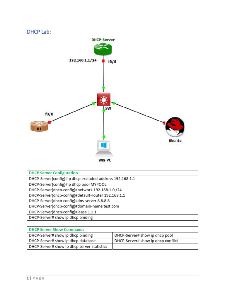 92 DHCP Server | PDF | Technology & Engineering