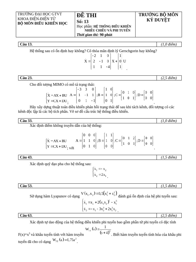 DeThi So13 CS1vaCS2 | PDF