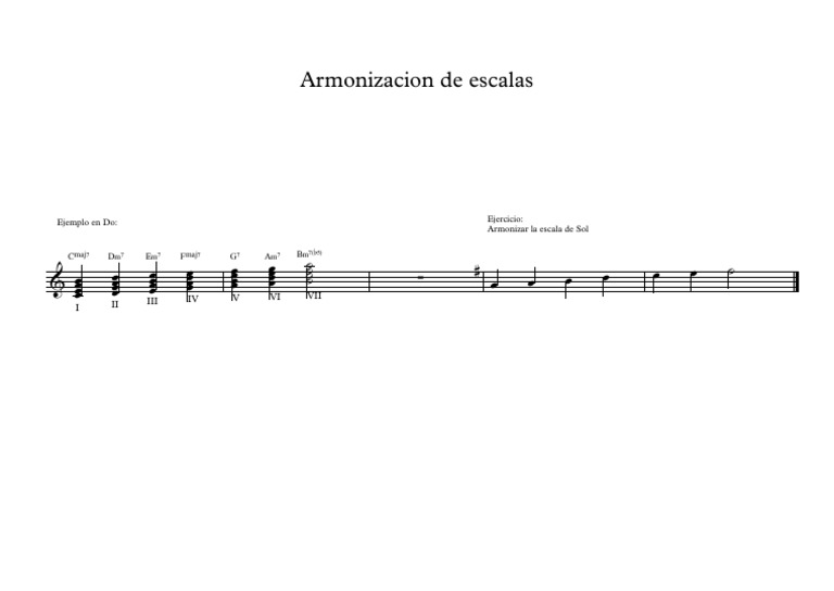 Armonizacion de Escalas | PDF