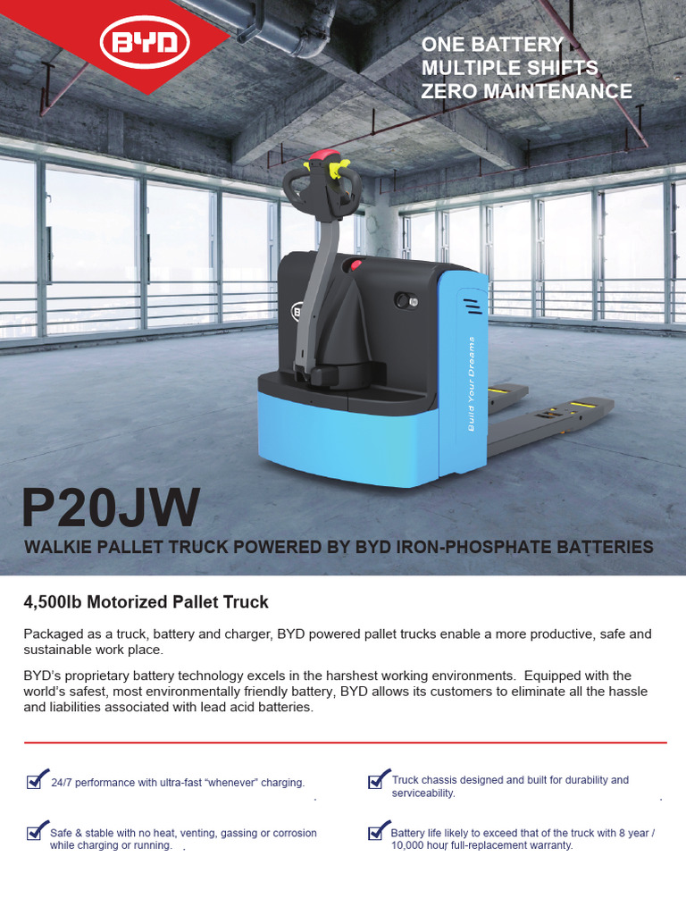 Byd p20jw Cut Sheet May 2017 | PDF