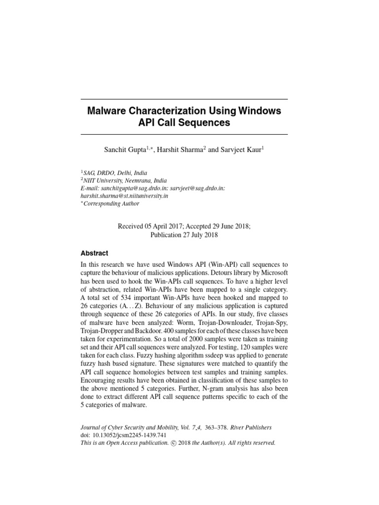 Malware Categrisn | PDF | Malware | Computer Engineering