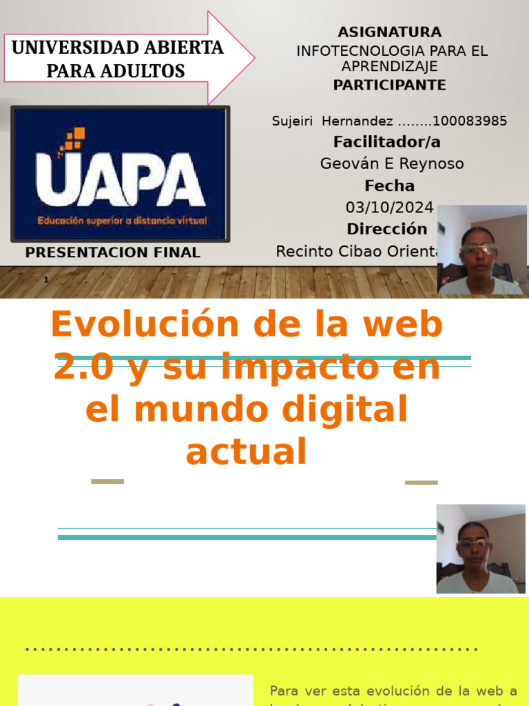 Evolucion de La Web 2 0 y Su Impacto en El Mundo Digital Actual | PDF ...