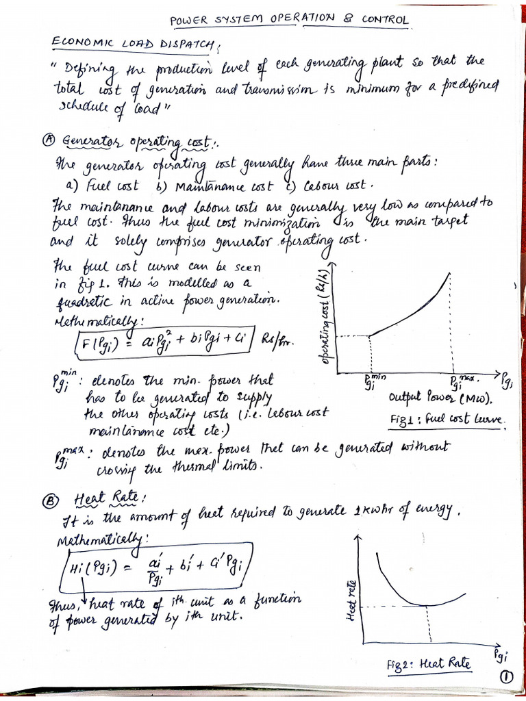 Power System Operation and Control | PDF
