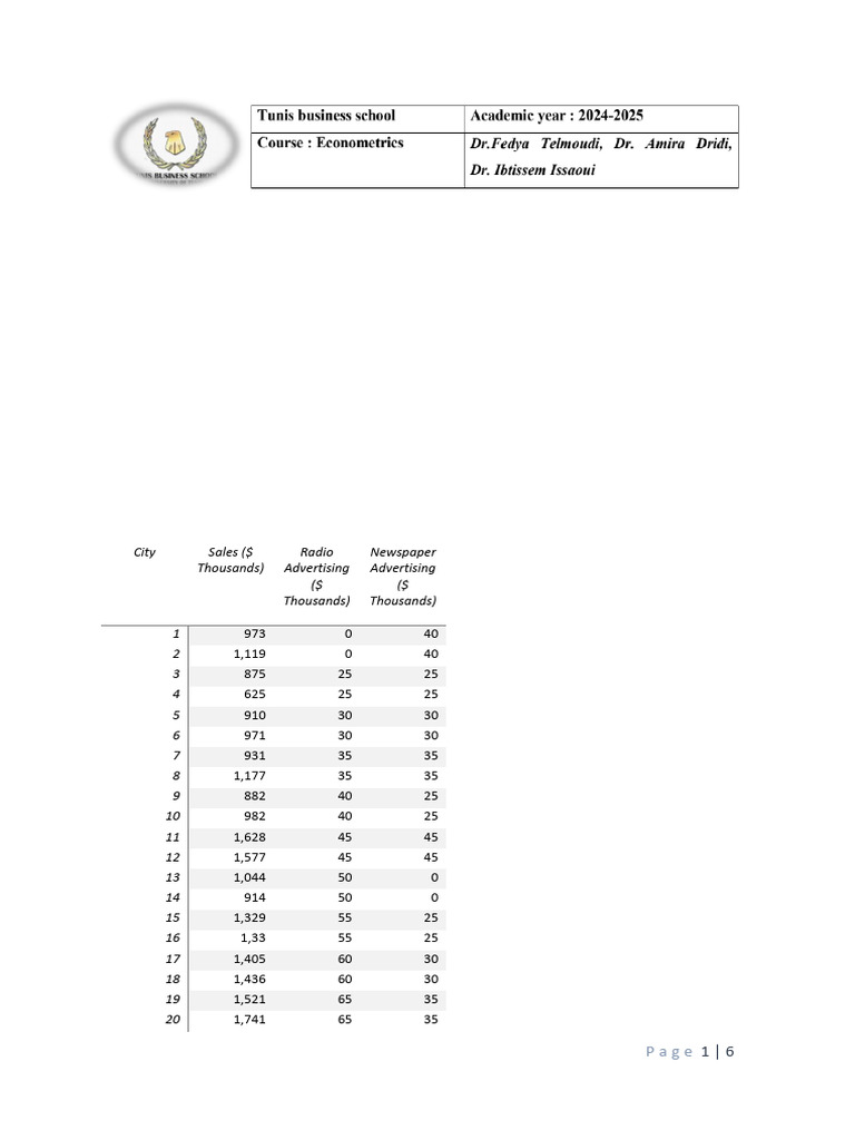 Chapter 2 Multiple Regression 2 | PDF | Regression Analysis | Statistical Inference