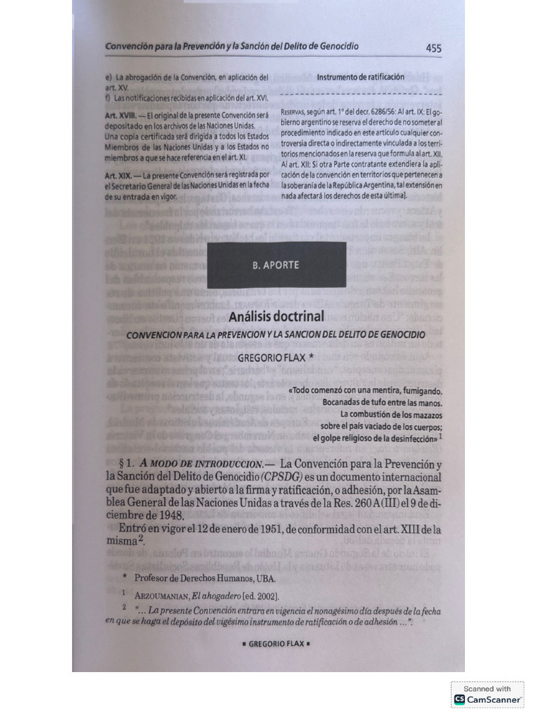 Genocidio DDHH | PDF