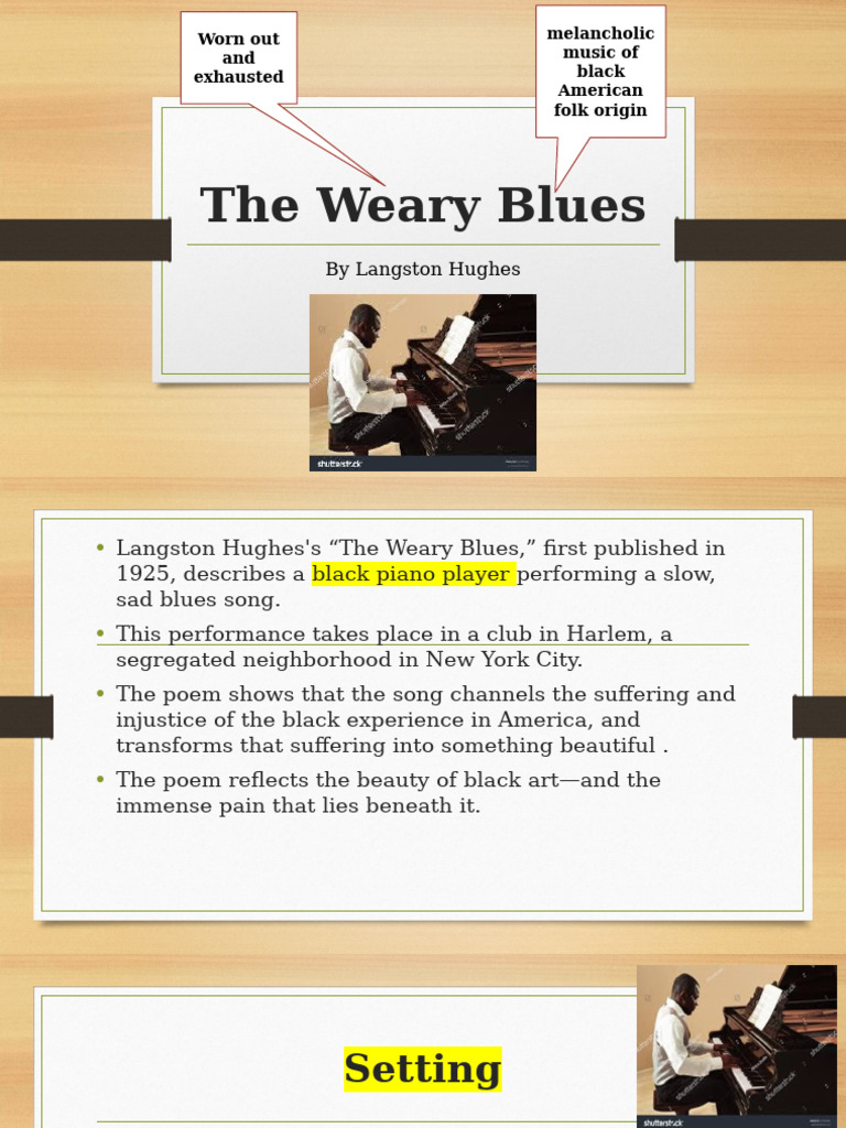 The Weary Blues | PDF