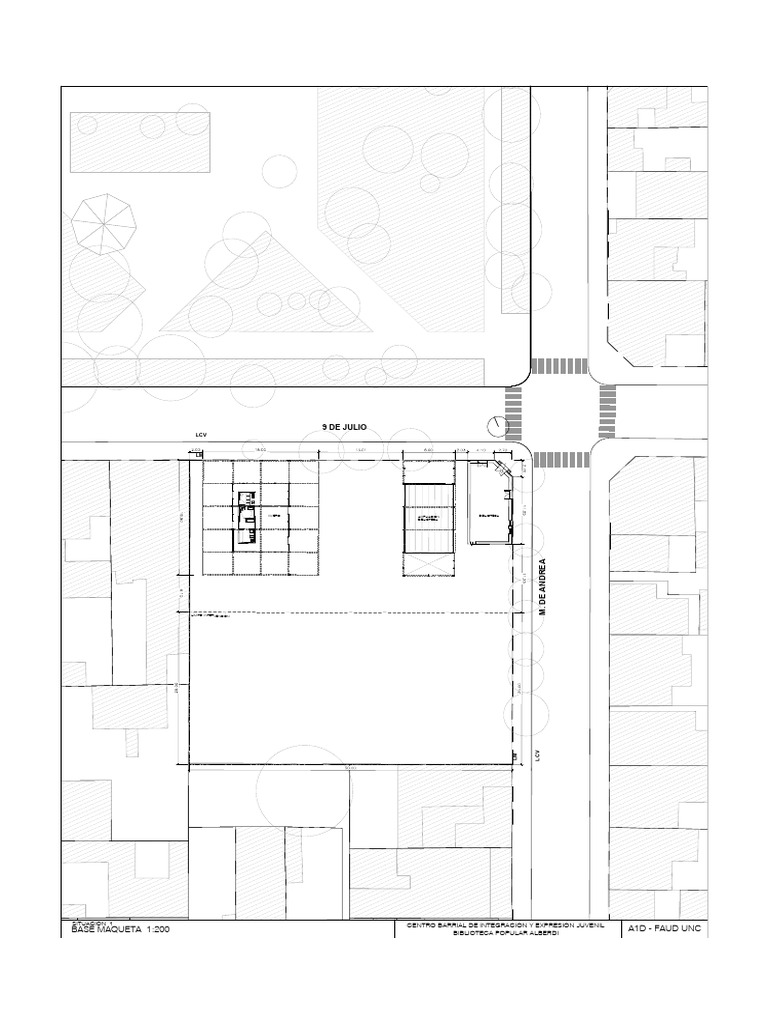 A1D - Situación 1 - BASE MAQUETA - Esc.200 - 50 X 70 CM - A2 | PDF