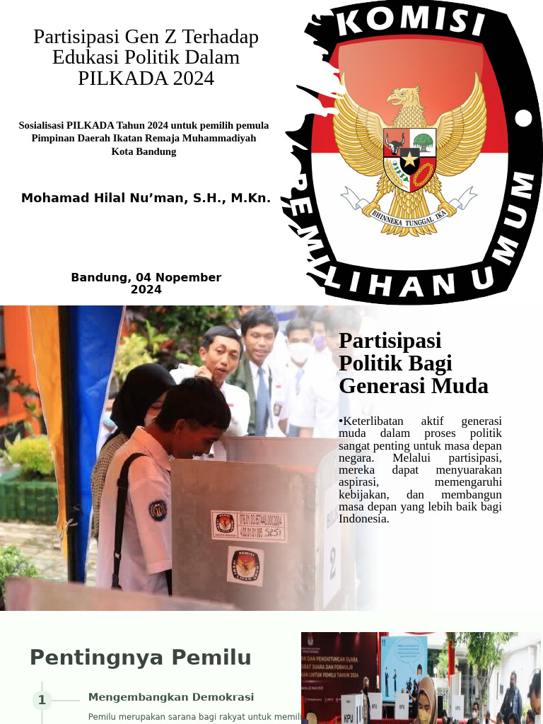 Partisipasi Politik Bagi Generasi Muda | PDF