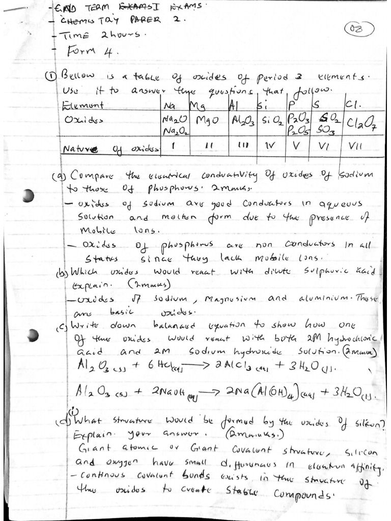 Chemistry Pp2 Ms Teacher - Co .Ke | PDF