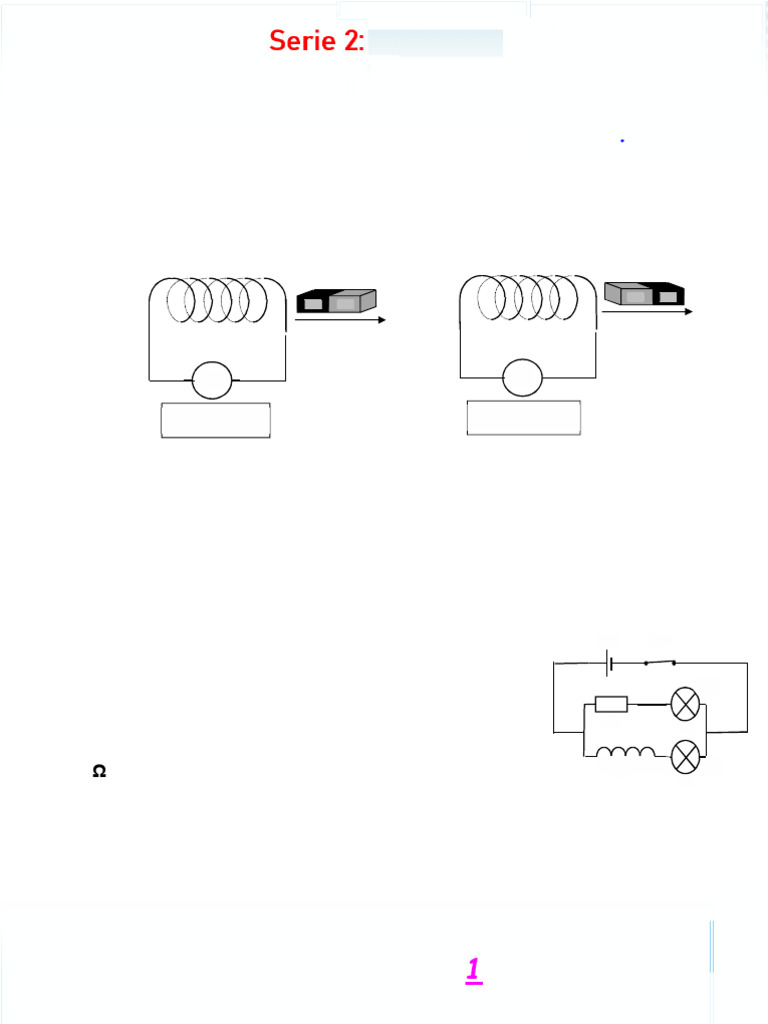 Loi de Lenz et applications de la bobine | PDF | Inducteur | Induction ...