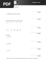PixiMaths A Level Baseline Intervention Booklet | PDF | Algebra ...