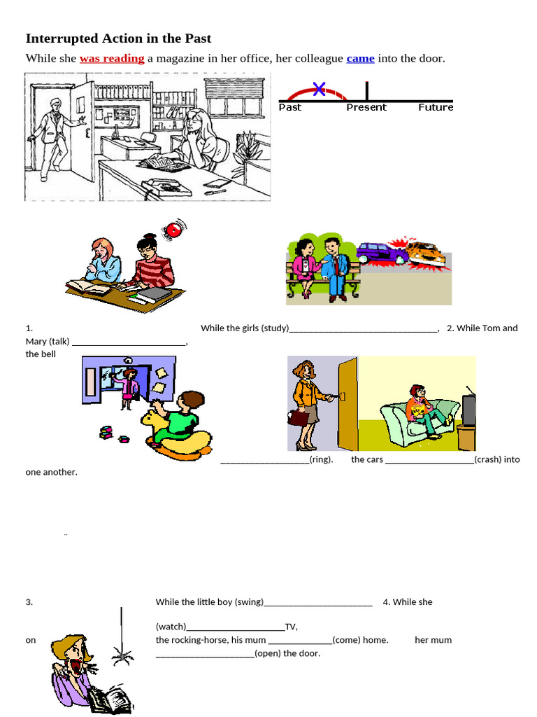 Past Cont.1 | PDF