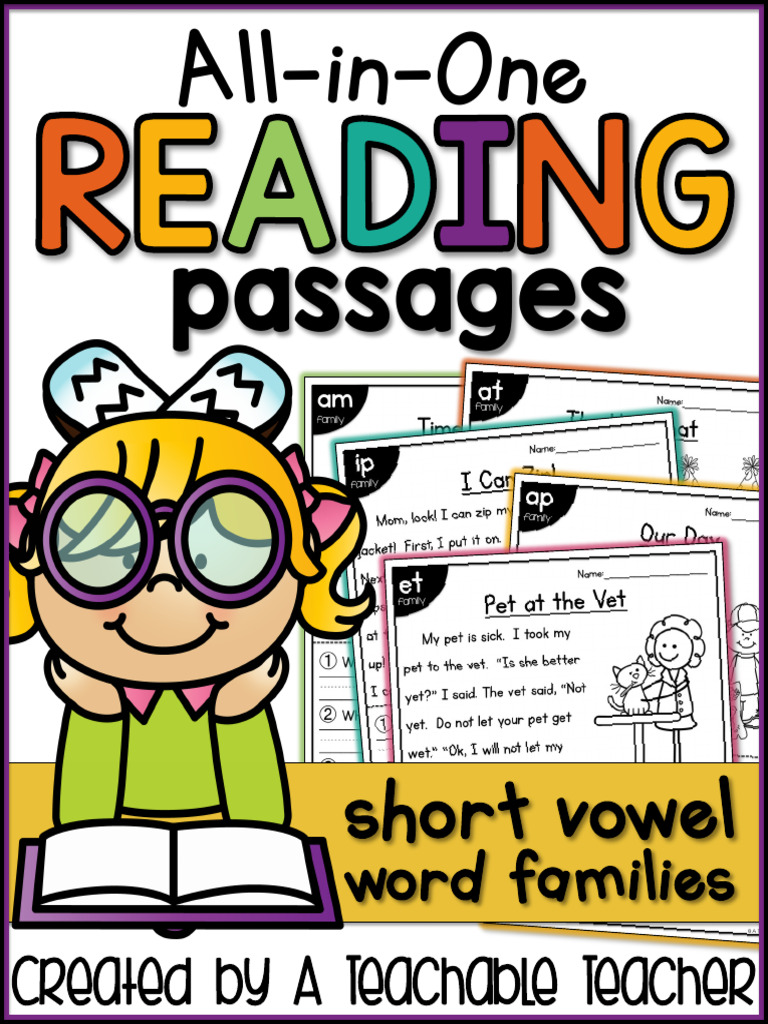 061-4, Short Vowel Reading Passages34P | PDF