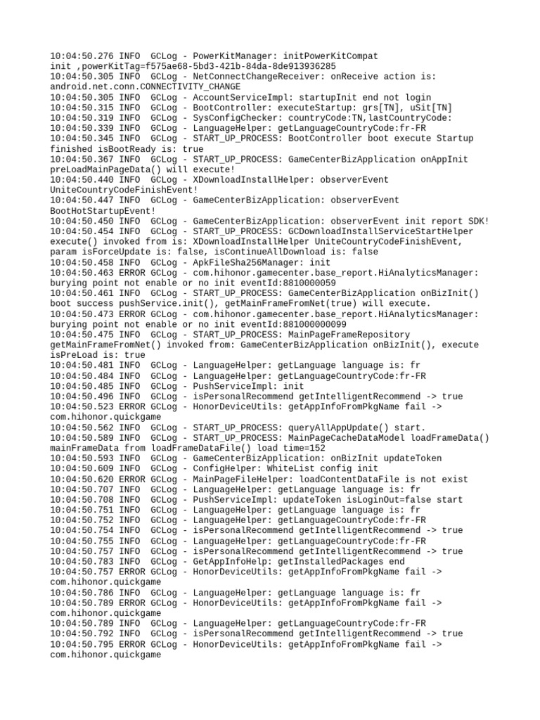GameCenter Startup Log Analysis | PDF | Internet Protocols | Network ...