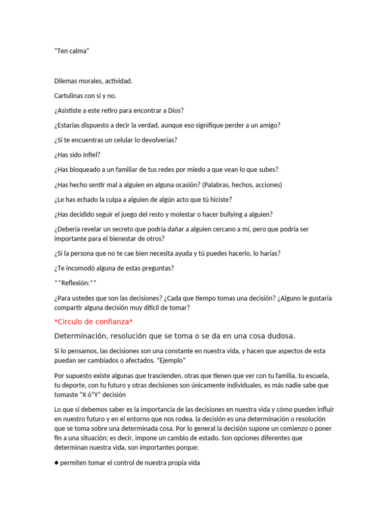 Ten Calma | PDF | Teoría del caos