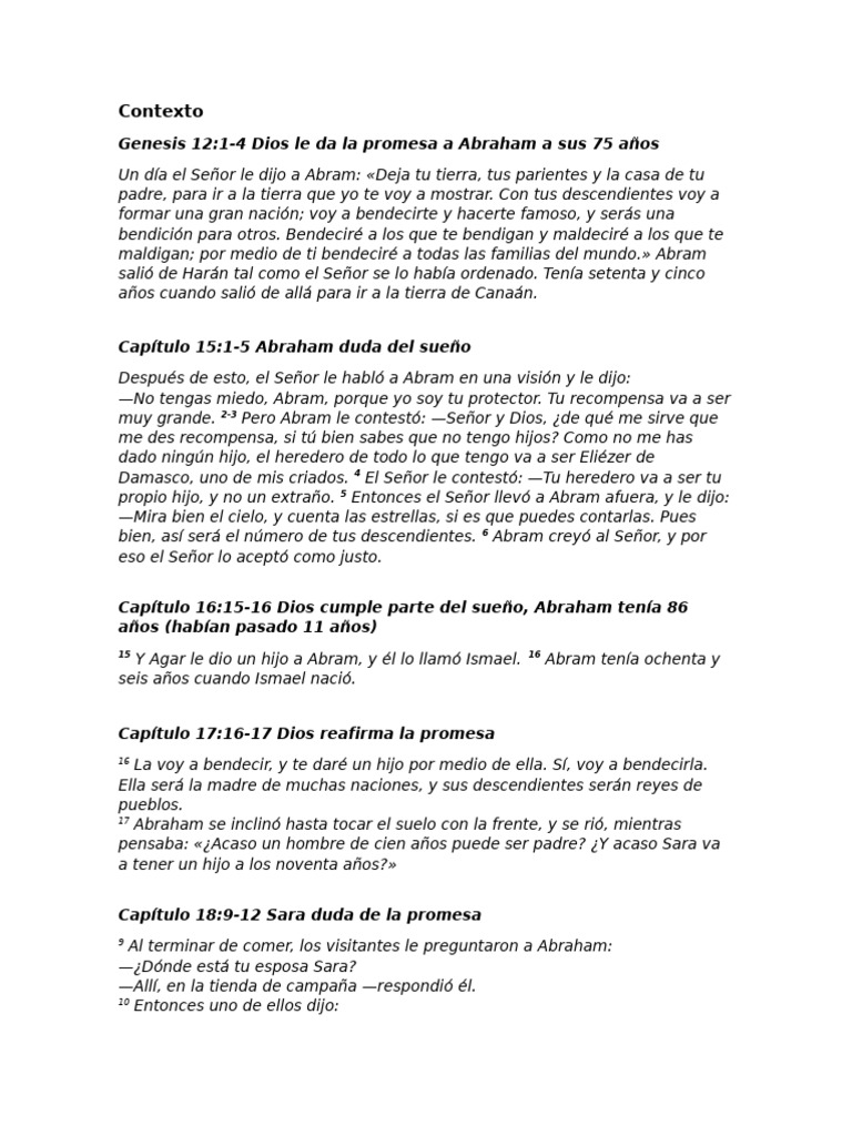 Génesis 21 | PDF | Sarah | Abrahán