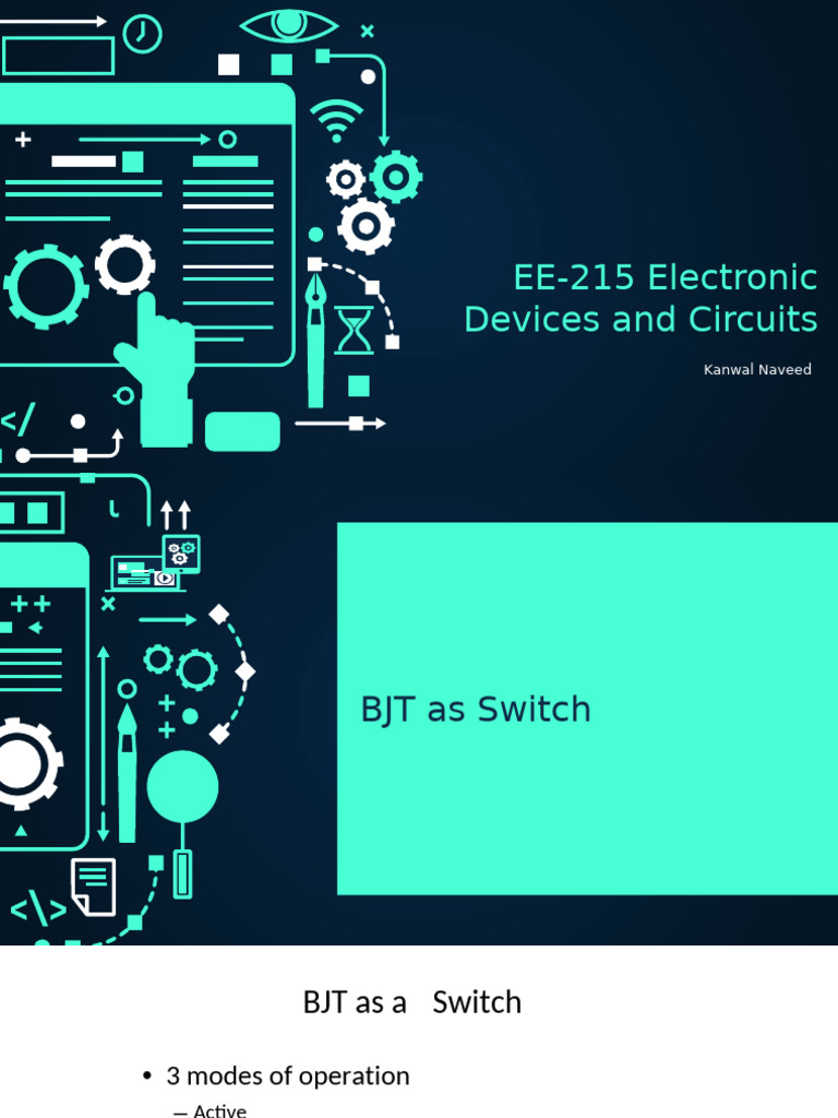 Lecture-BJT-large Signal | PDF