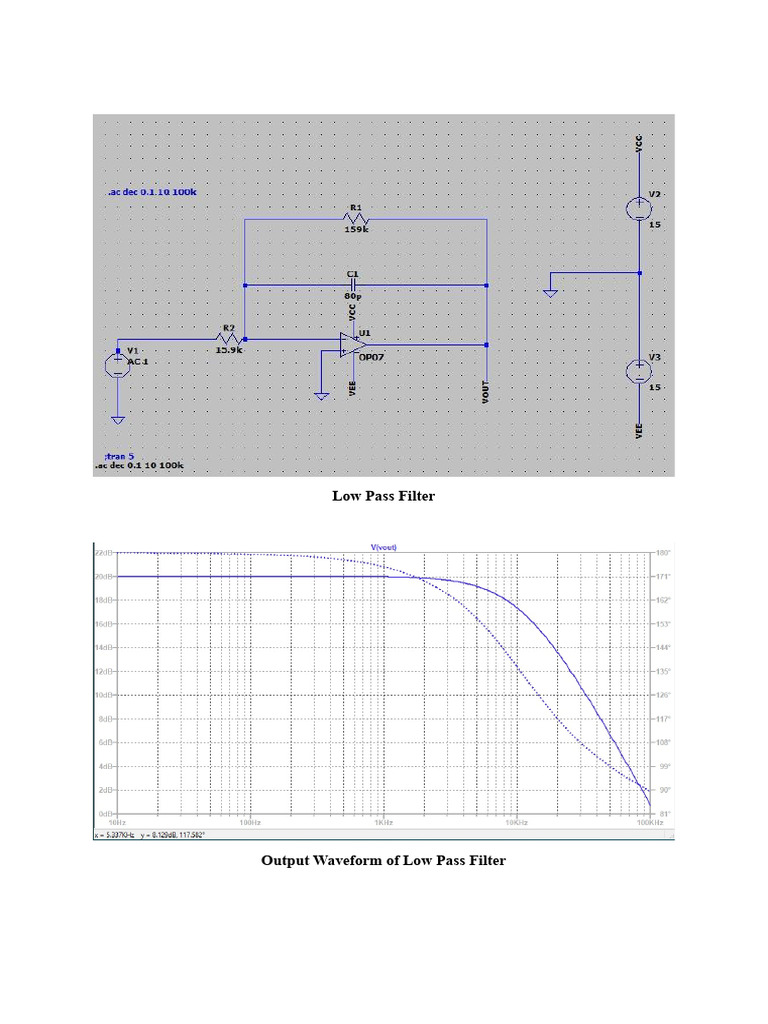 Low Pass Filter | PDF
